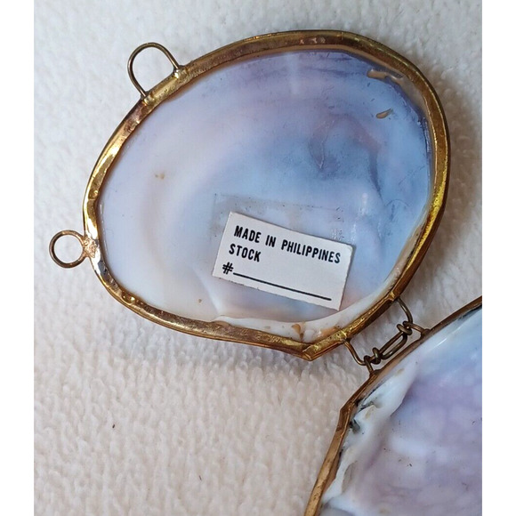 Storage & Organization | Vintage Hinged Clamshell Trinket Box Brass ...